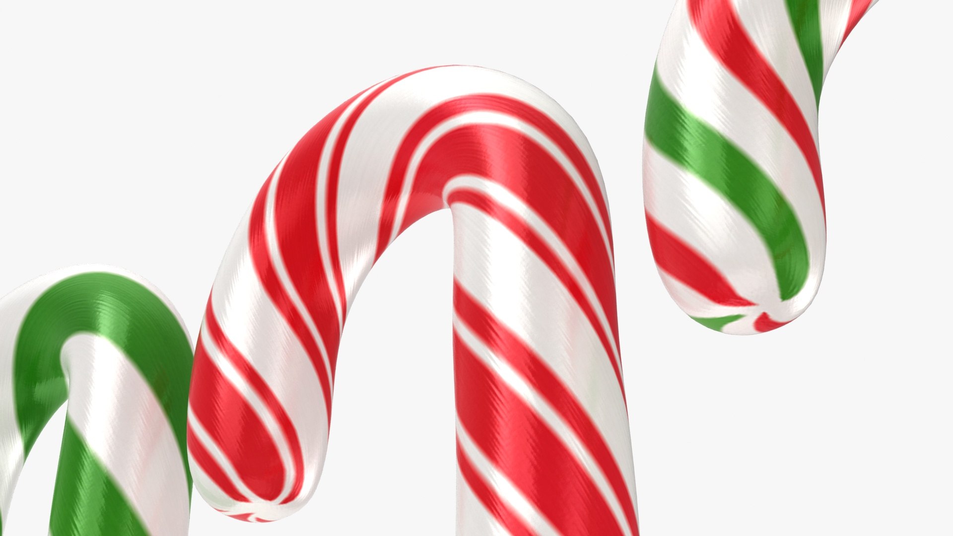3D christmas candy cane model - TurboSquid 1471705