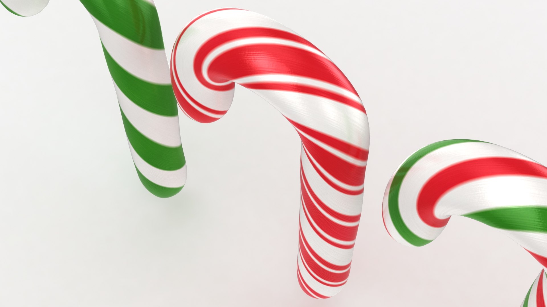 3D christmas candy cane model - TurboSquid 1471705