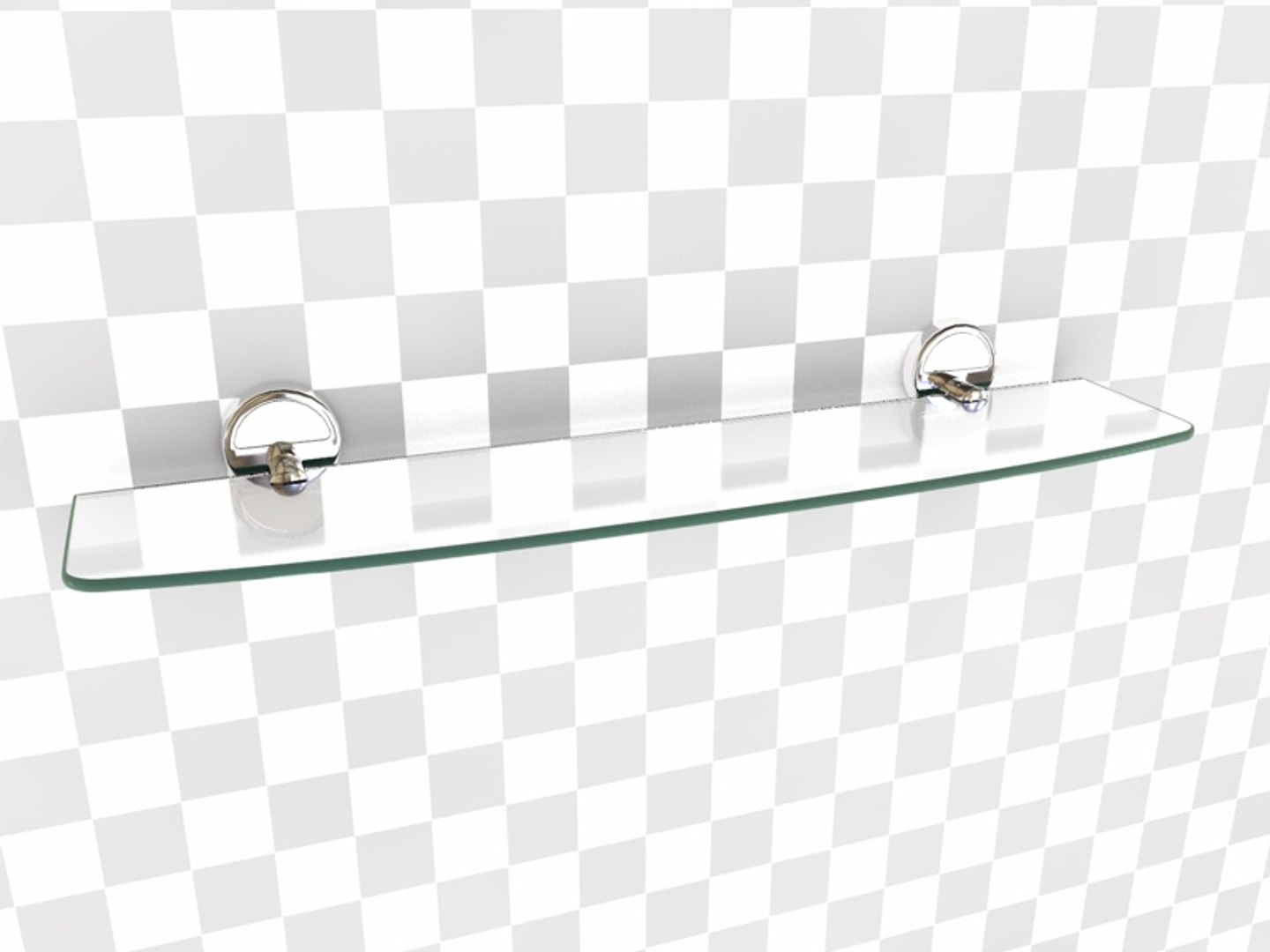 Glass Shelf 3d Model
