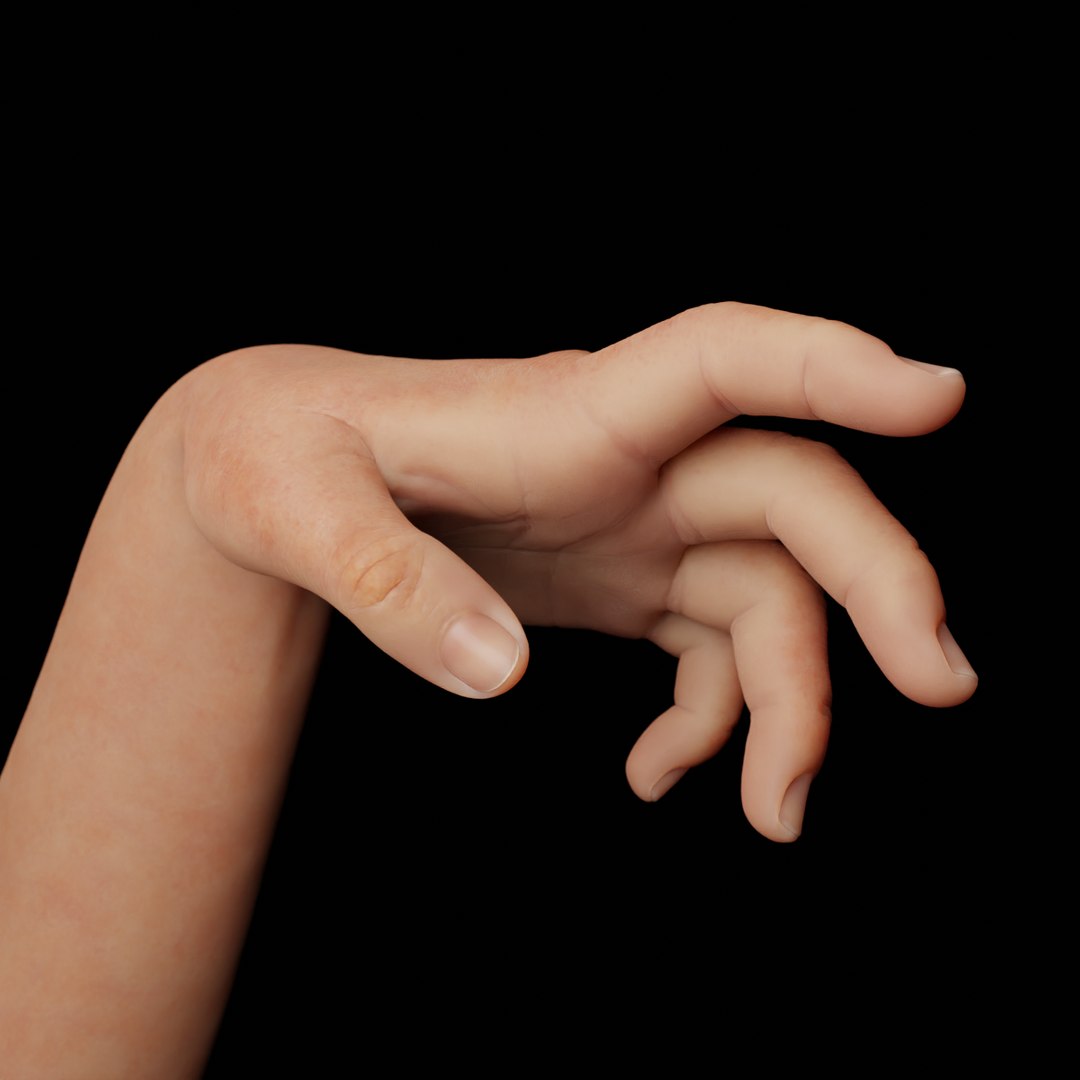 Left Hand Rigged 3D model - TurboSquid 1940429