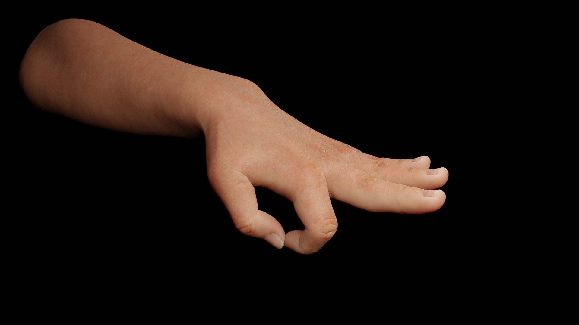 Left Hand Rigged 3D Model - TurboSquid 1940429