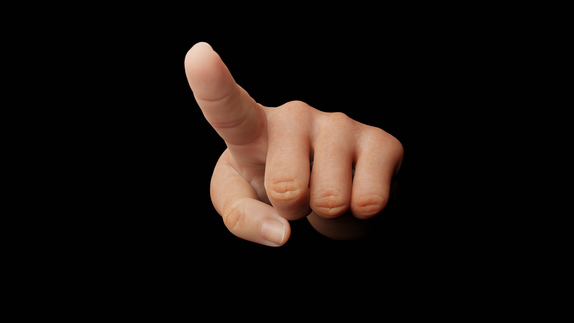 Left Hand Rigged 3D model - TurboSquid 1940429