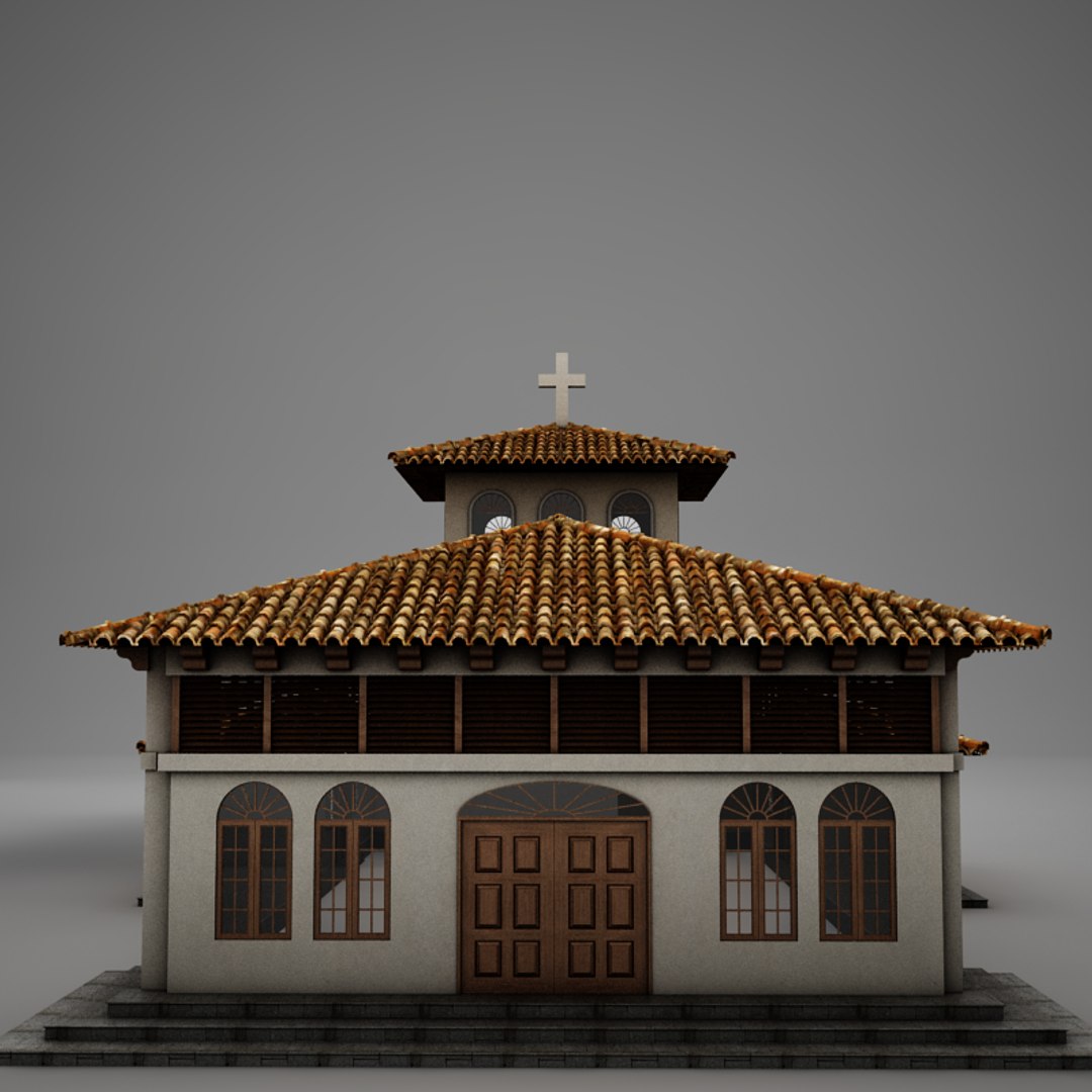 Latin Church Model - TurboSquid 1246071