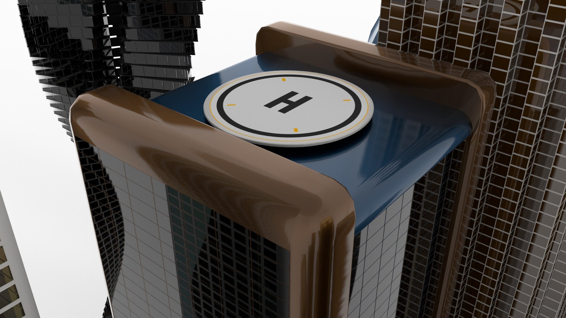 Skyscraper Polovinko 3D Model - TurboSquid 1945567