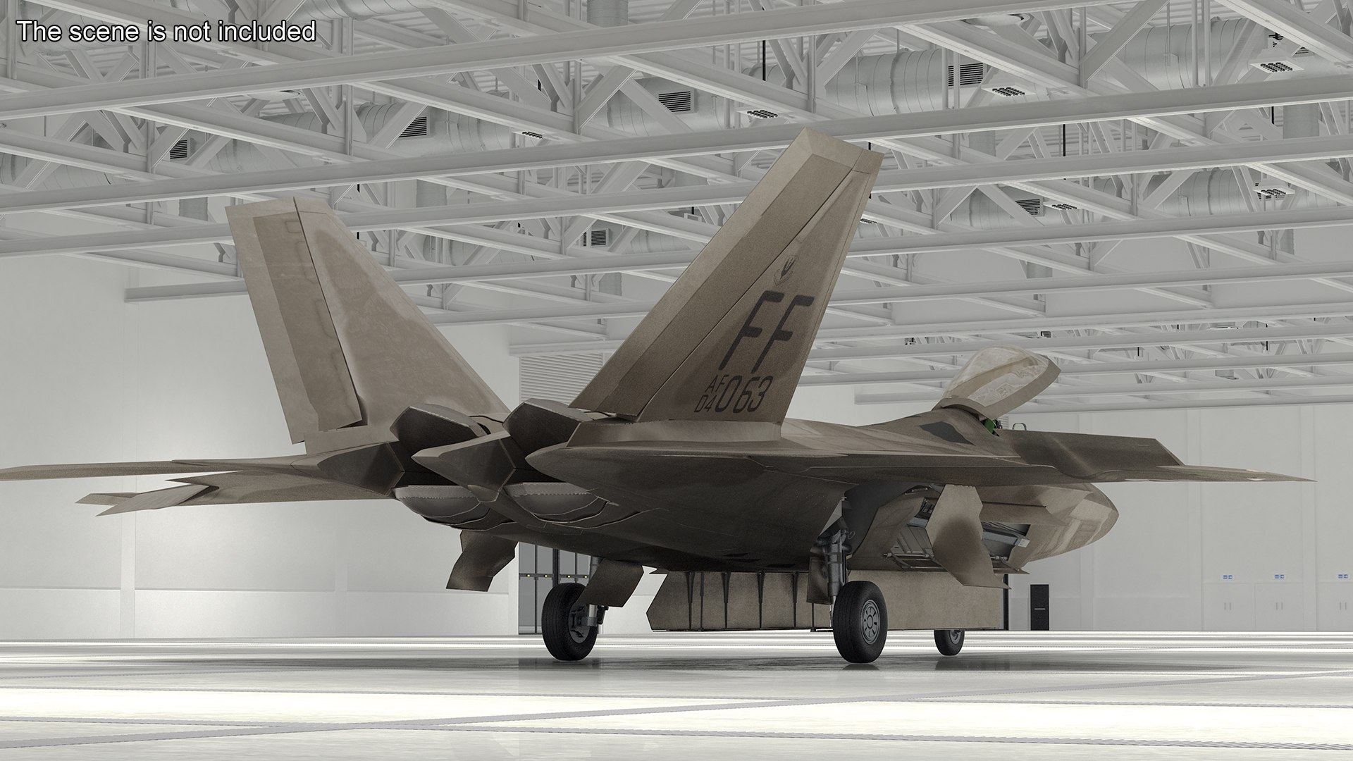 Advanced Tactical Fighter F-22 Raptor 3D - TurboSquid 2217513
