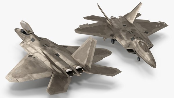 modelo 3d Caza táctico avanzado F-22 Raptor - TurboSquid 2217513