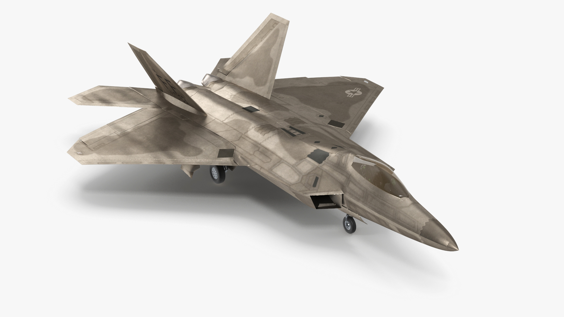 Advanced Tactical Fighter F-22 Raptor 3D - TurboSquid 2217513