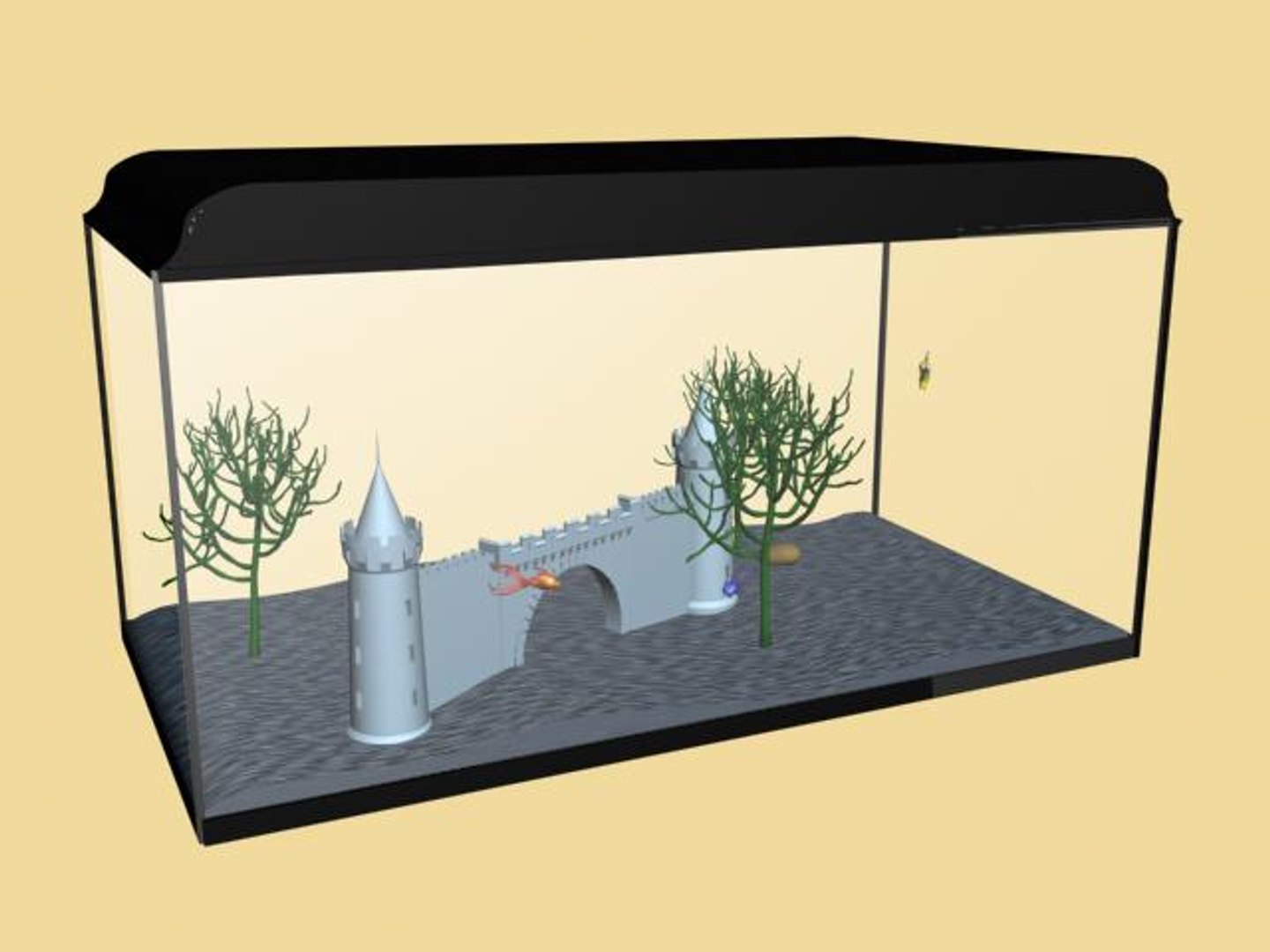 3d fishtank fish model