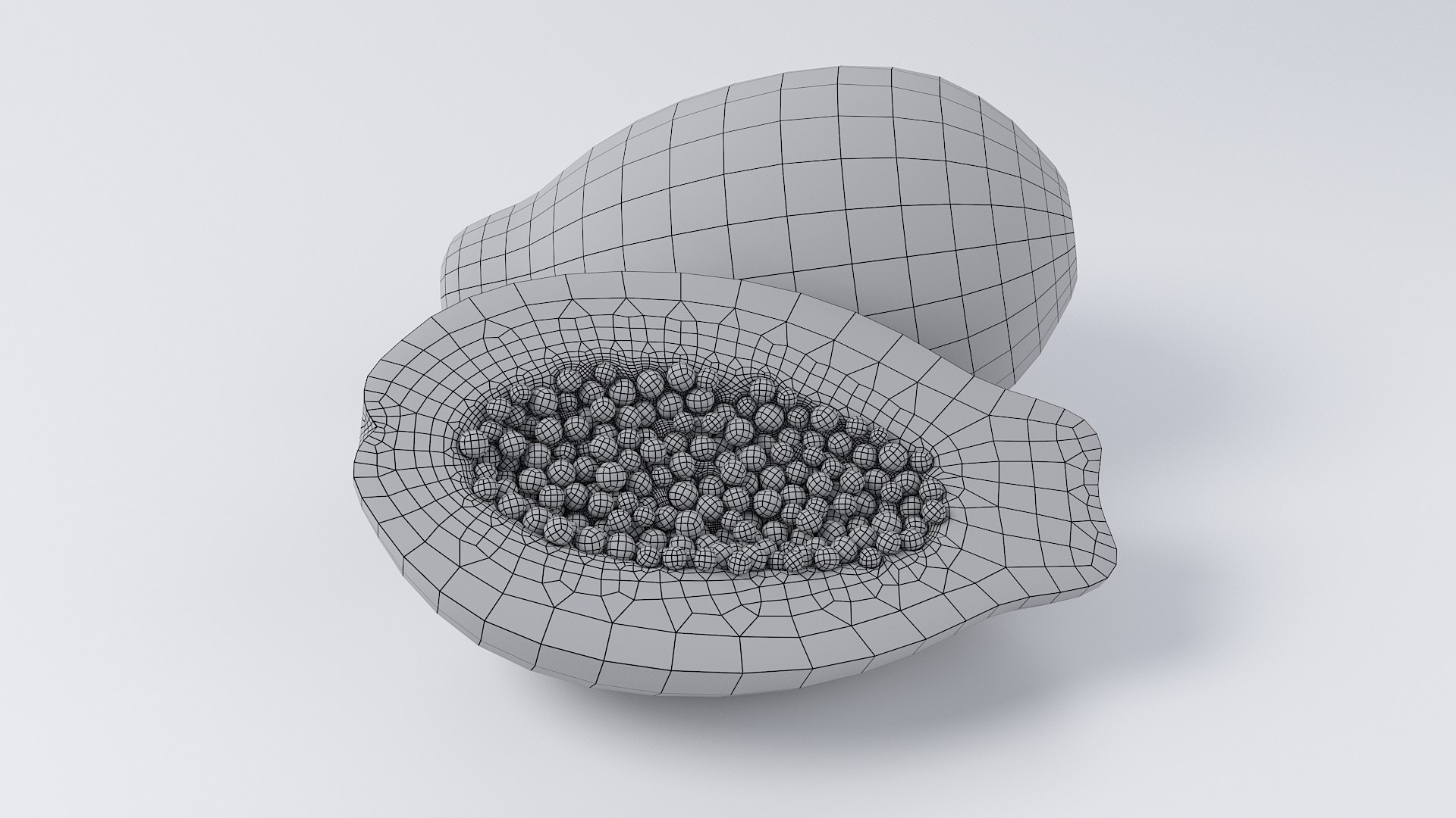 3D Model Cartoon Papaya Set - TurboSquid 2101280