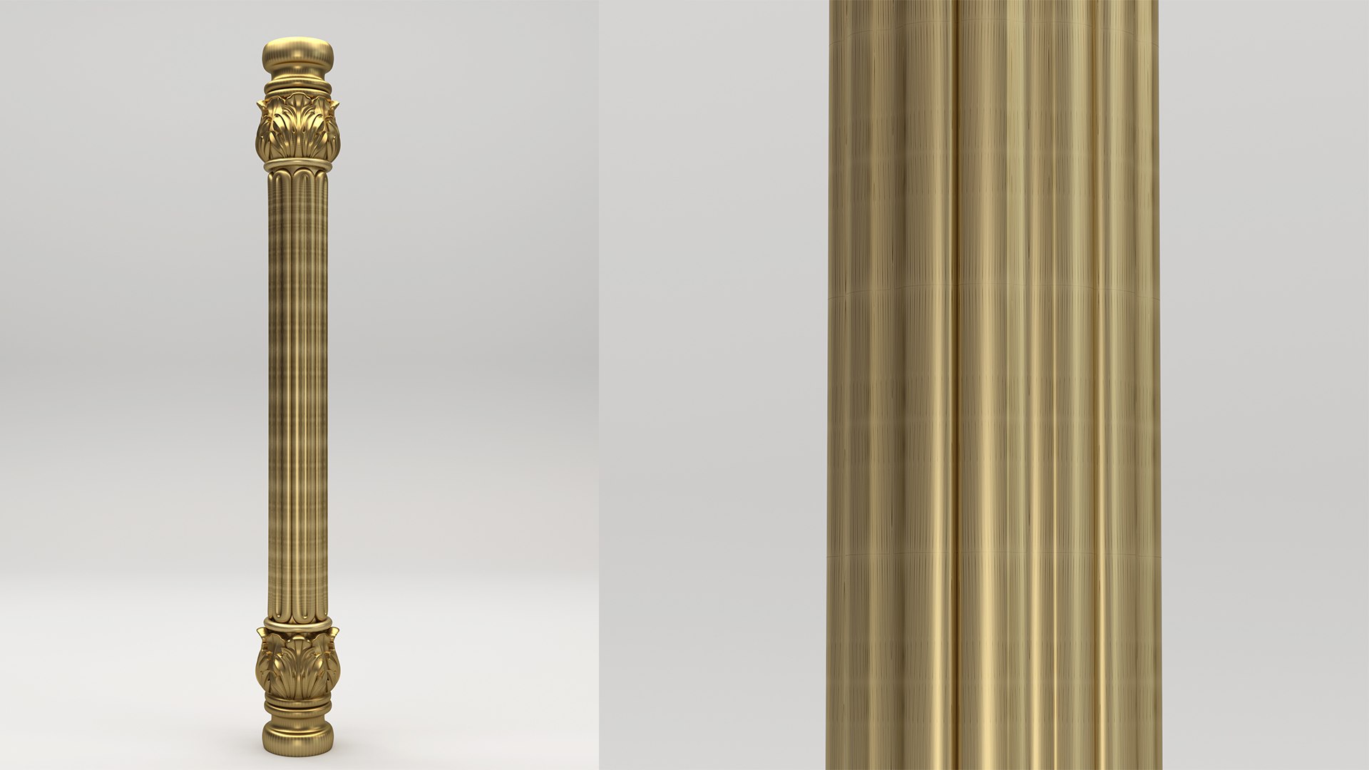 Carved Column Model - TurboSquid 2190093