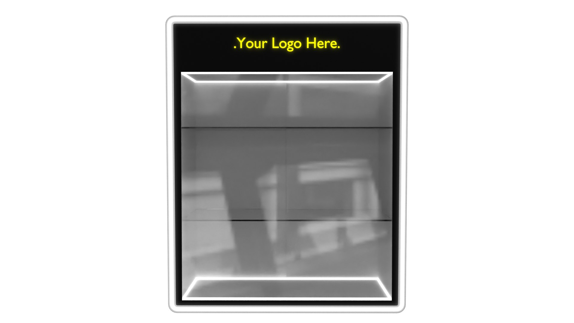 3D Display Mini LED Rack 5 White Glossy Model - TurboSquid 2372143