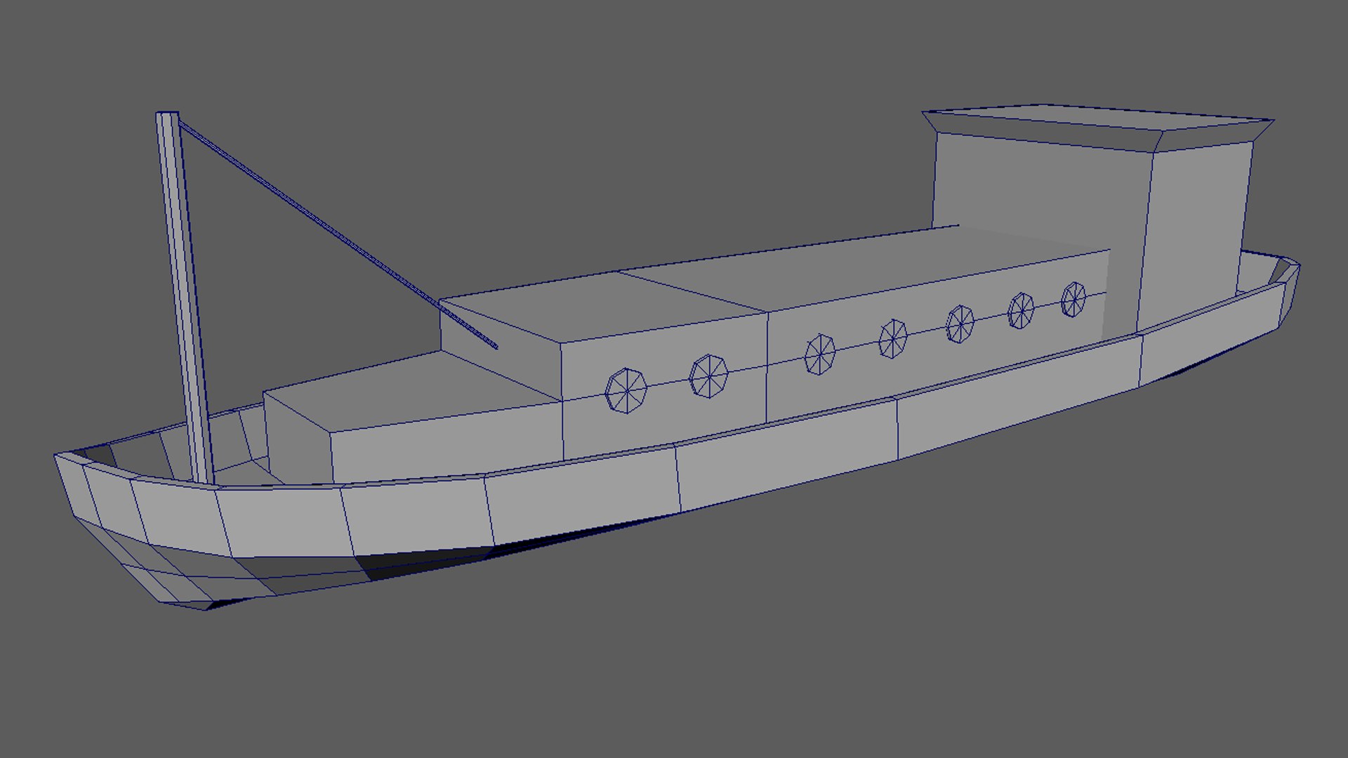 Low Poly Boat 04 3D Model - TurboSquid 2128618