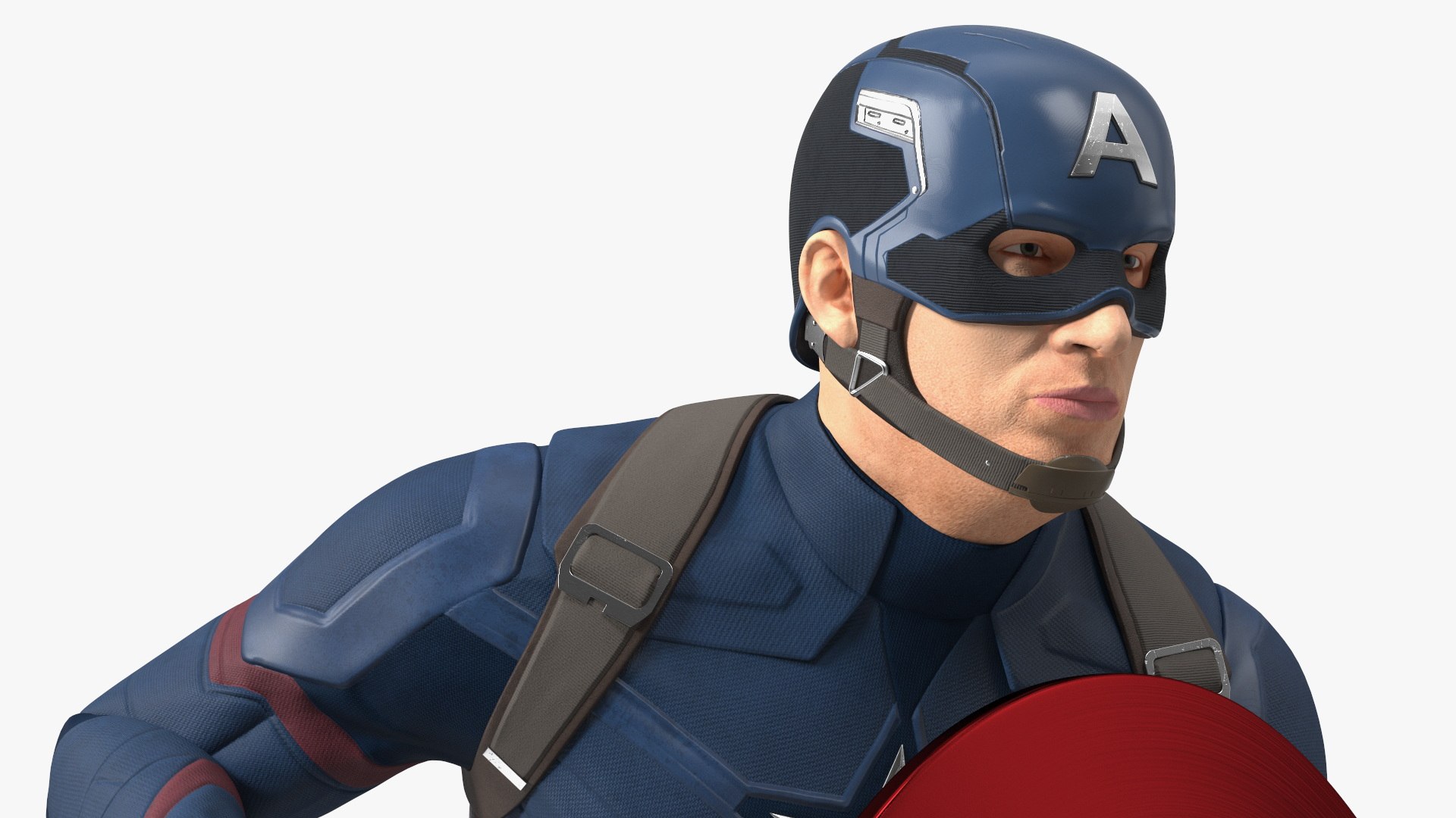 3D model Character Captain America Defend Pose - TurboSquid 2044845
