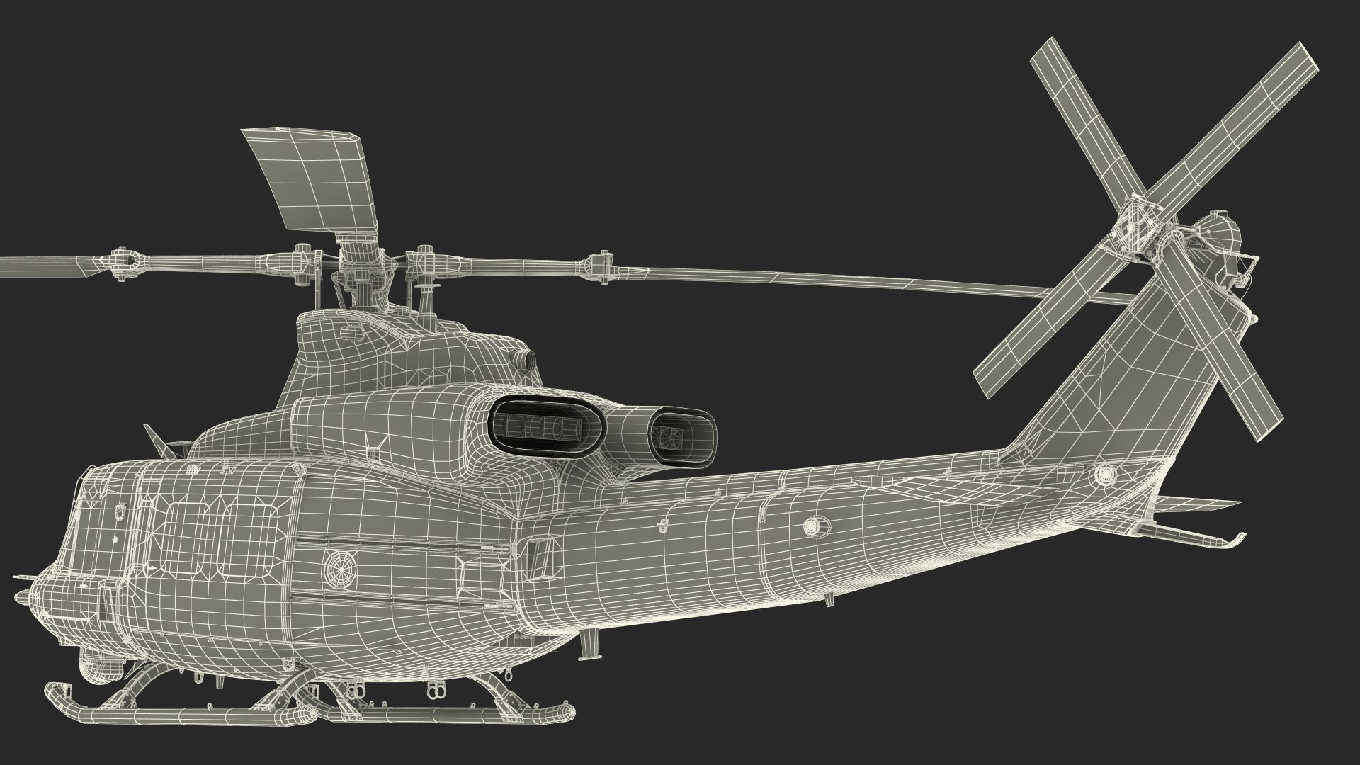 Bell Venom Helicopter 3D model - TurboSquid 1896199
