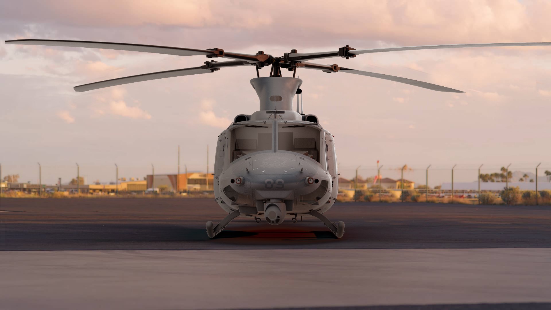 Bell Venom Helicopter 3D model - TurboSquid 1896199