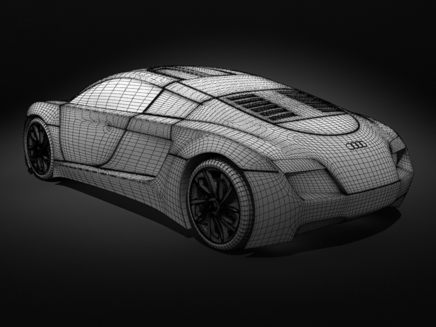 3d Model Audi Rsq