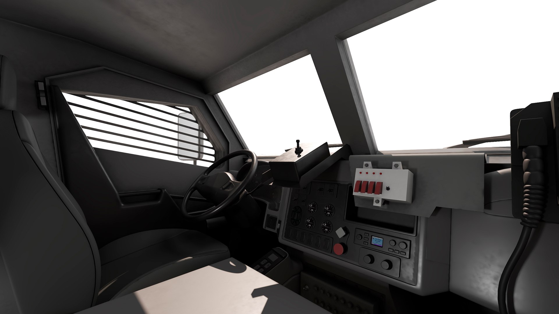 Police SWAT Armored Vehicle Grey Rigged 3D Model - TurboSquid 2285013