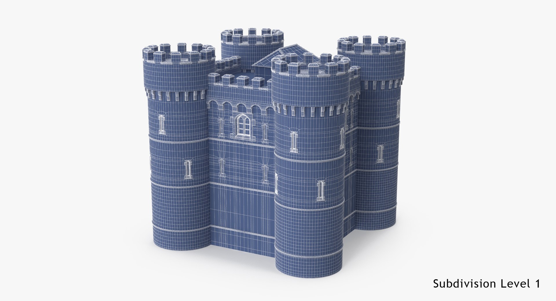 3d model castle