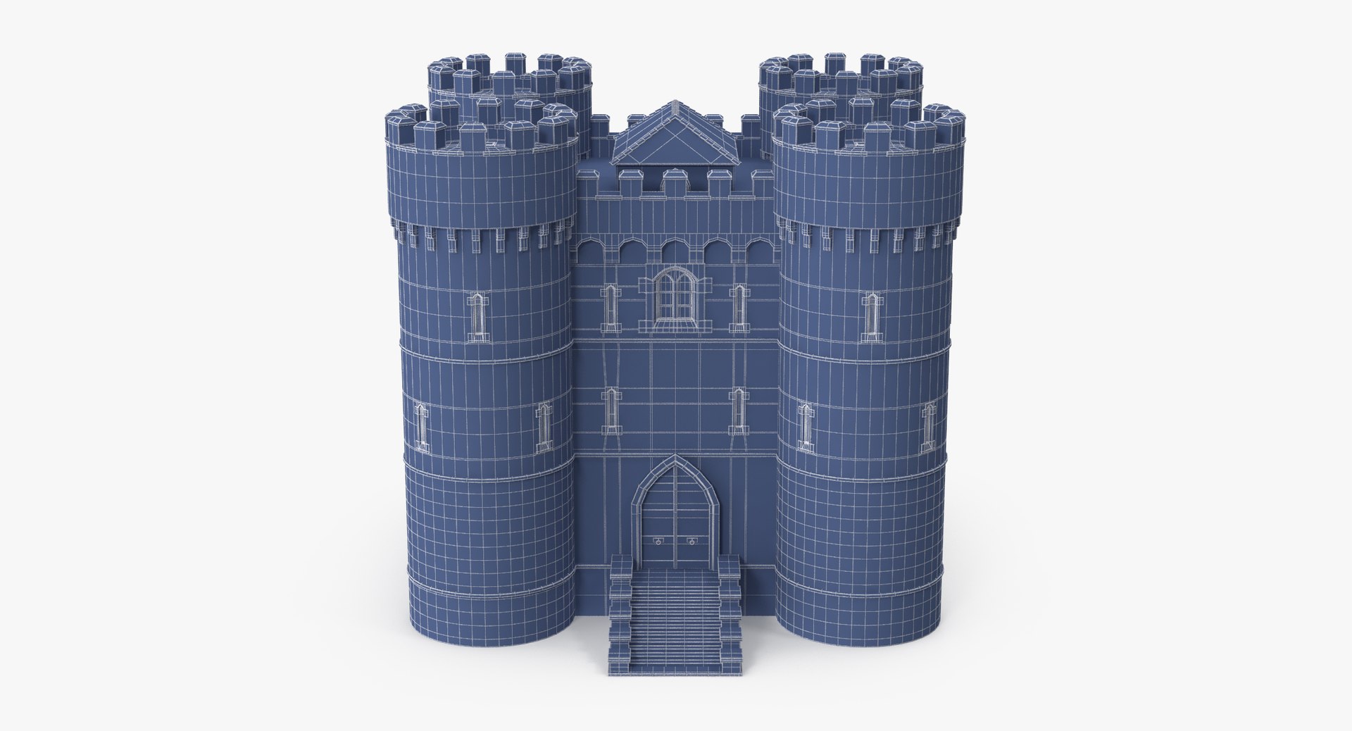 3d model castle