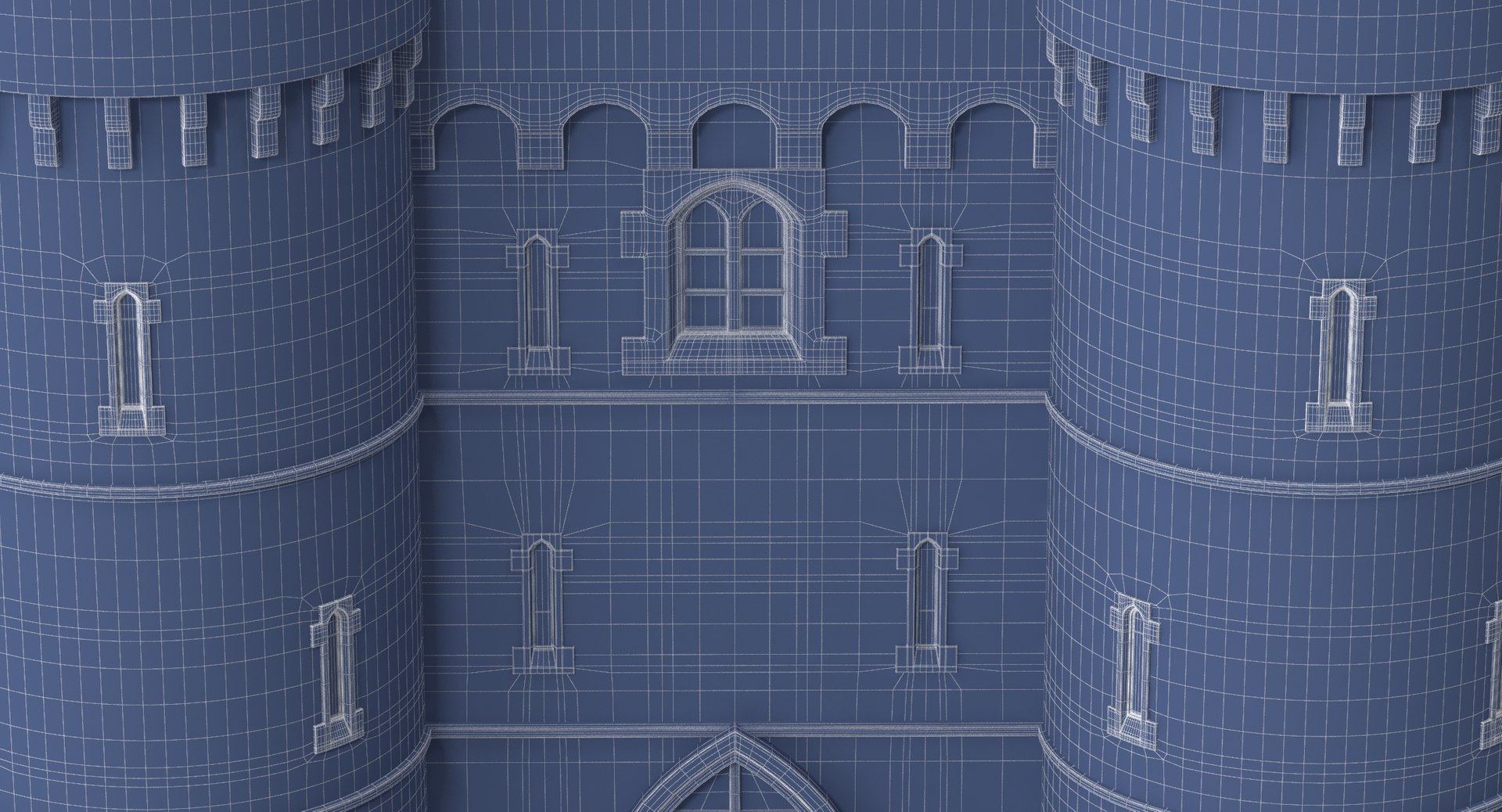 3d model castle