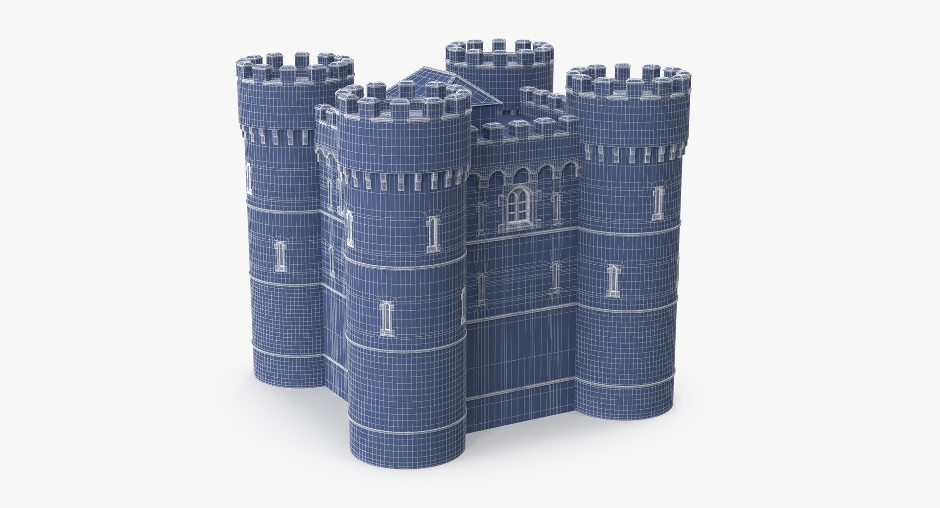 3d model castle