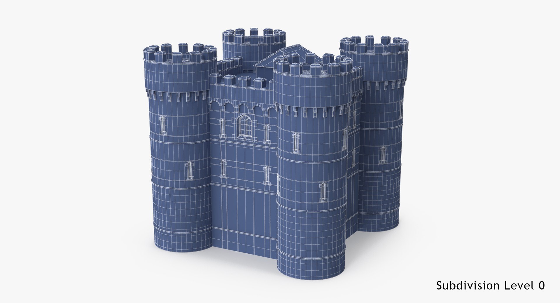 3d model castle