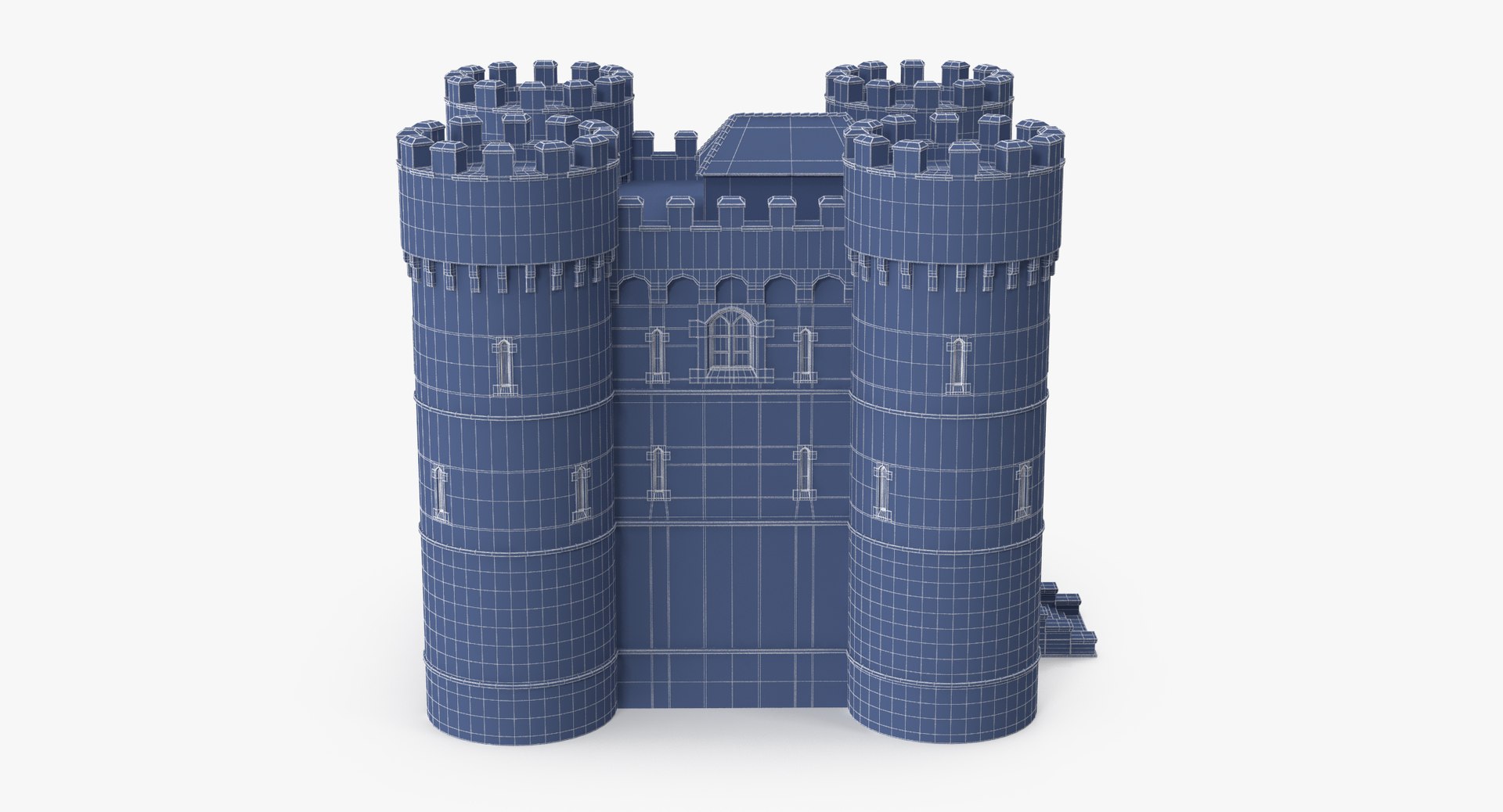 3d model castle
