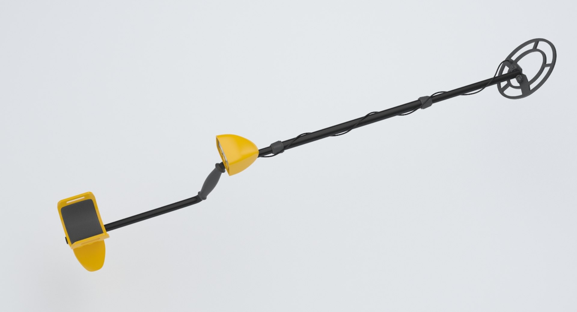 3D Generic Metal Detector D-coil Model - TurboSquid 1405265