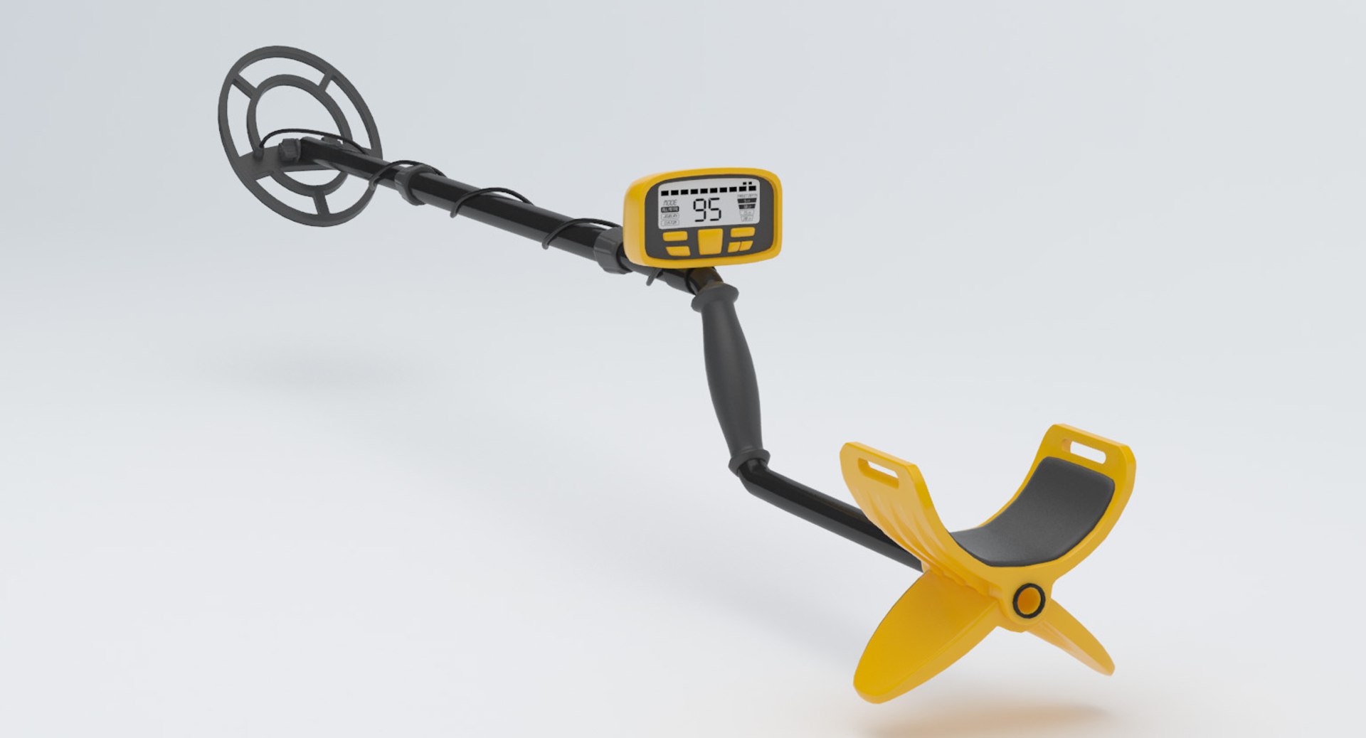 3D Generic Metal Detector D-coil Model - TurboSquid 1405265