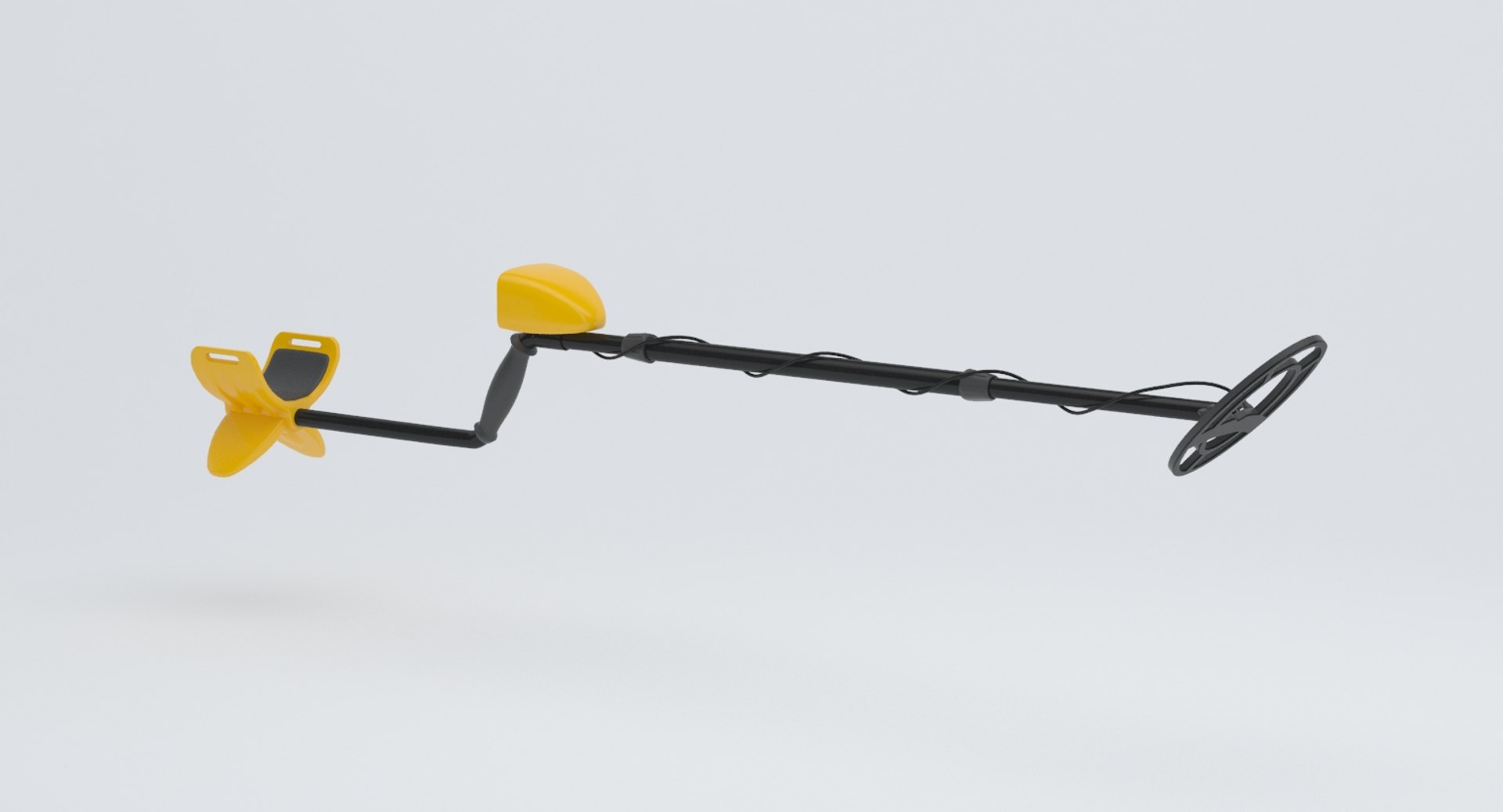 3D Generic Metal Detector D-coil Model - TurboSquid 1405265
