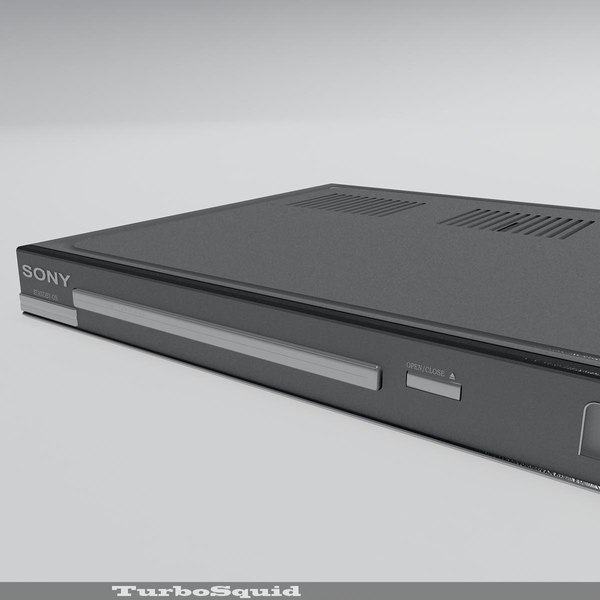 3d model sony dvd player