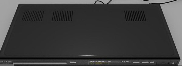 3d model sony dvd player