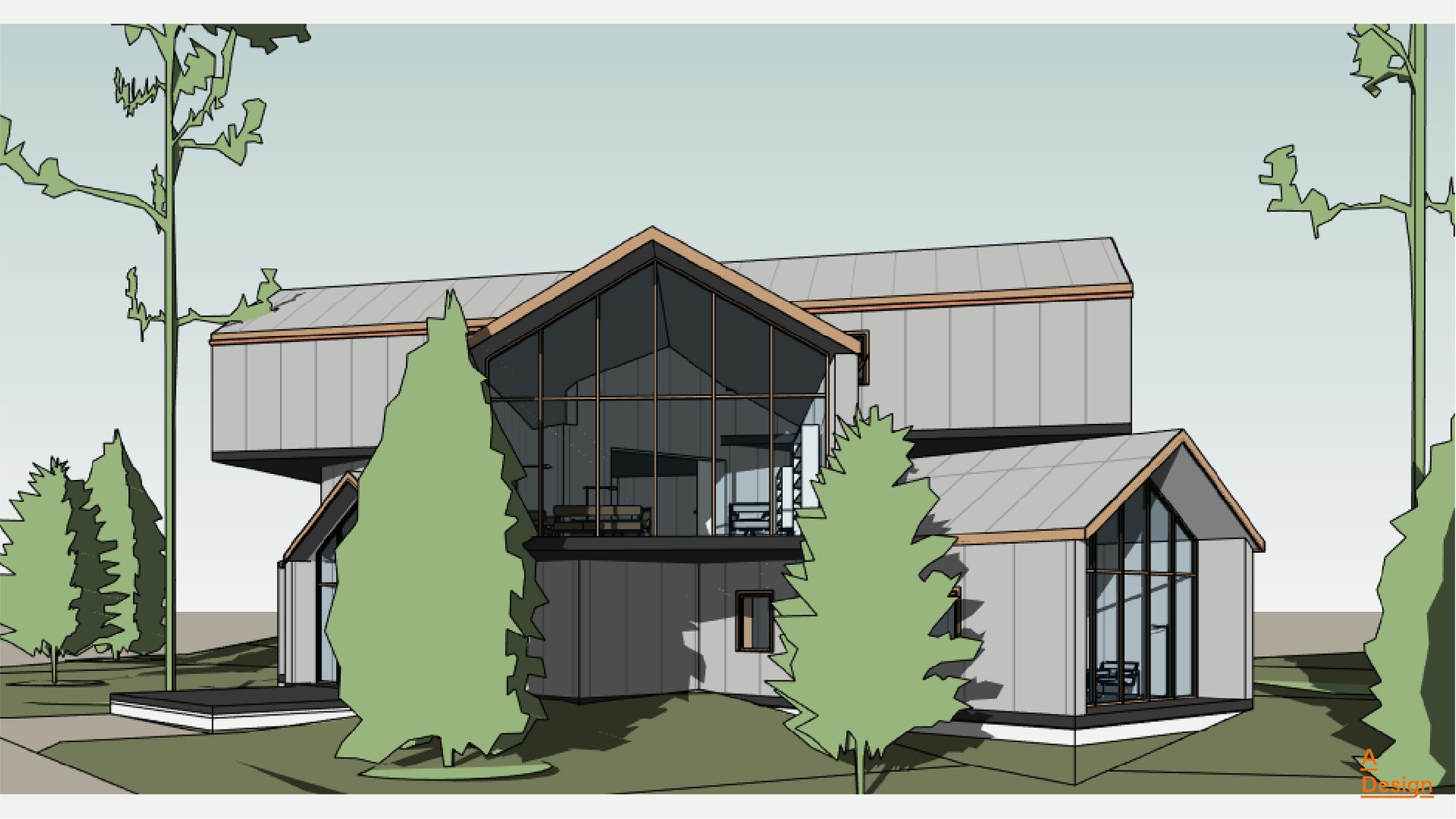 3D Reversed House - Revit Model - TurboSquid 2017823