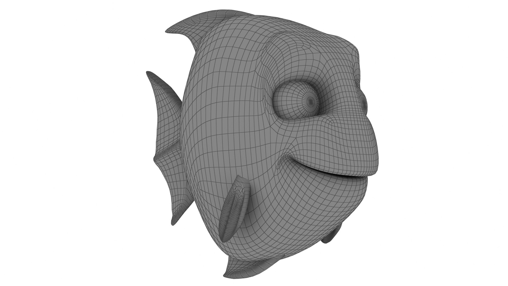 3D Model Cartoon Small Fish 04 - TurboSquid 2072714