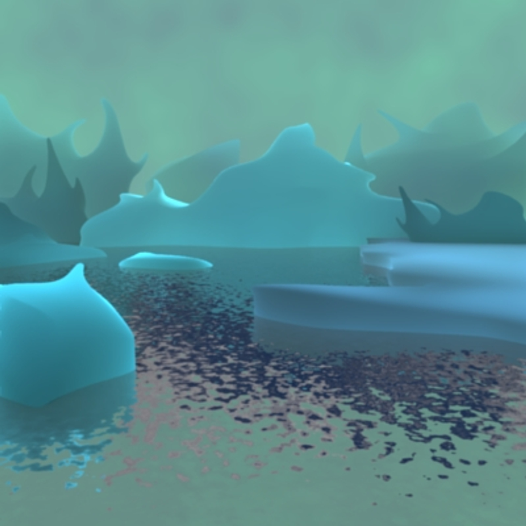 3d glacier model