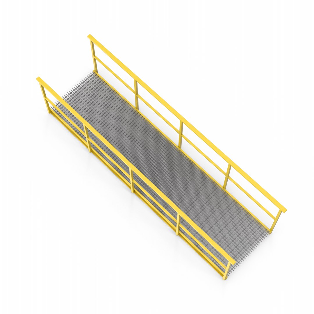 Yellow Industrial Platform 3D Model - TurboSquid 2208632
