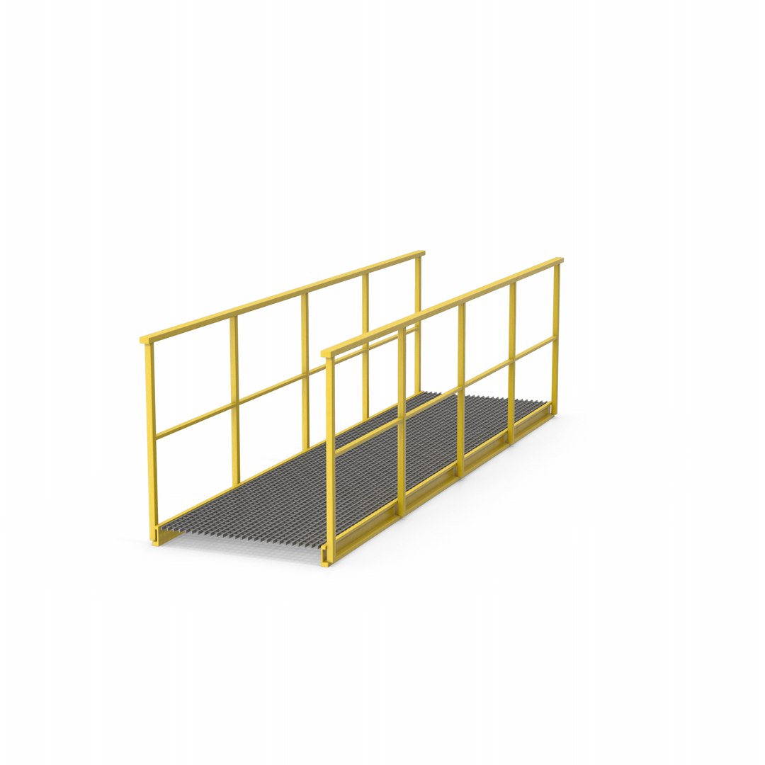 Yellow Industrial Platform 3D Model - TurboSquid 2208632