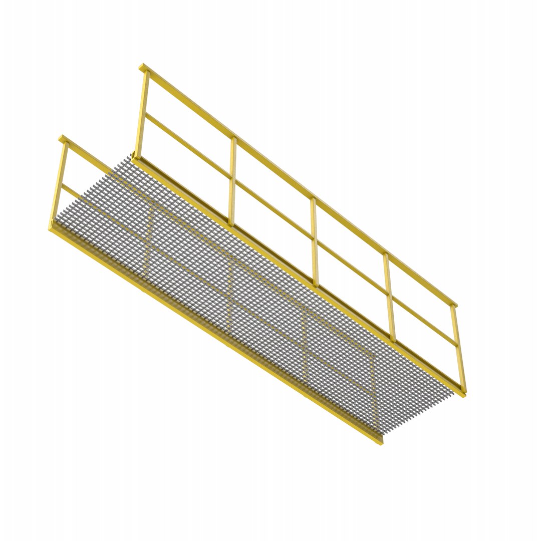 Yellow Industrial Platform 3D Model - TurboSquid 2208632