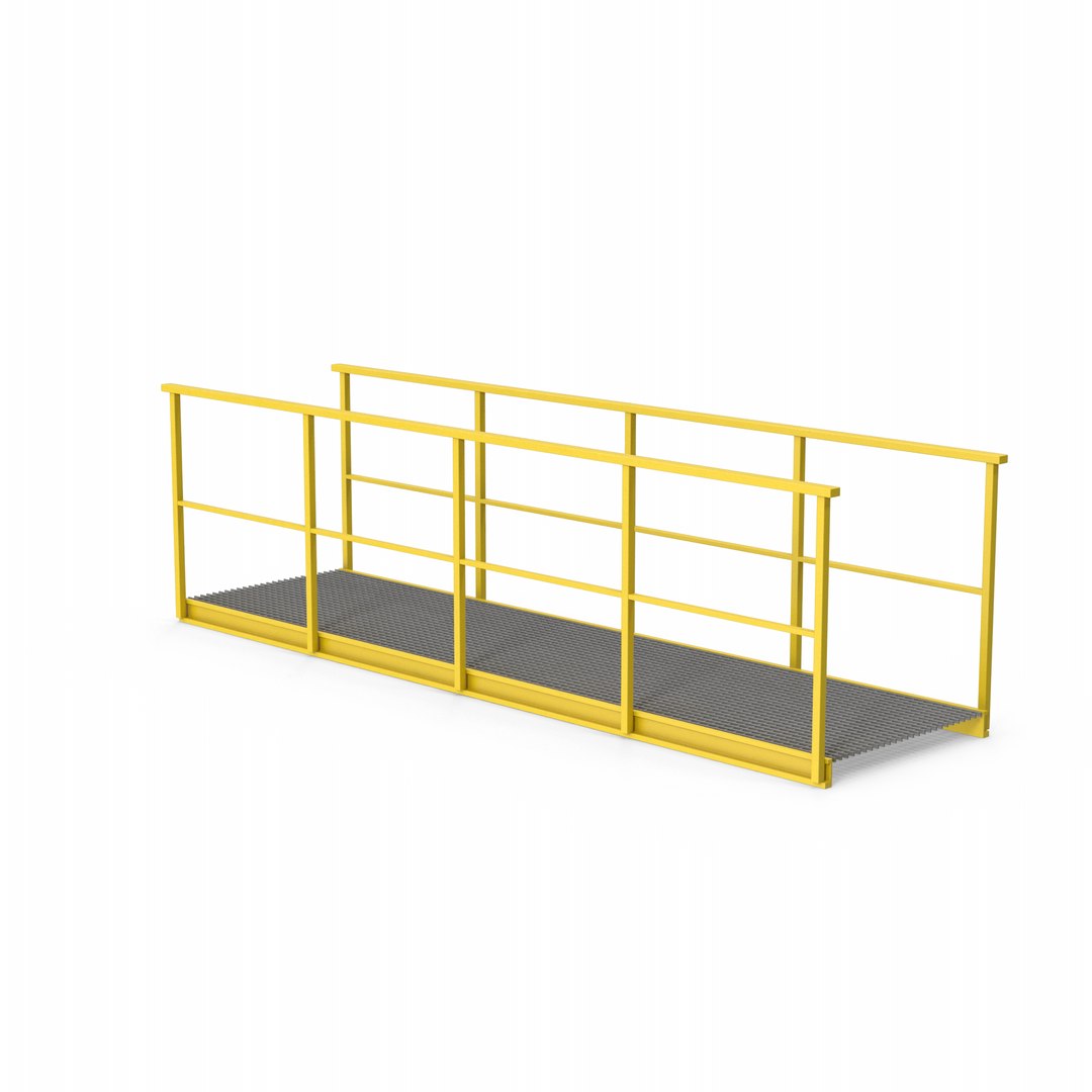 Yellow Industrial Platform 3D Model - TurboSquid 2208632