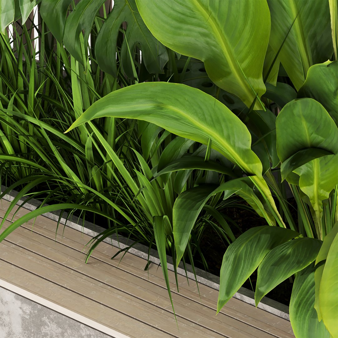 3D model Collection plant vol 317 - Urban environment - outdoor ...