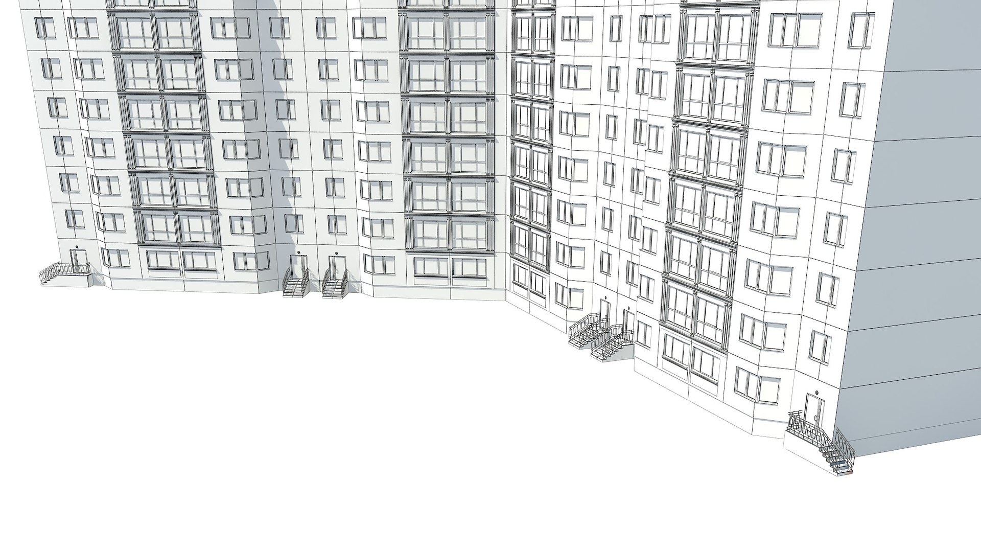 3D Corner City Building - TurboSquid 1702153