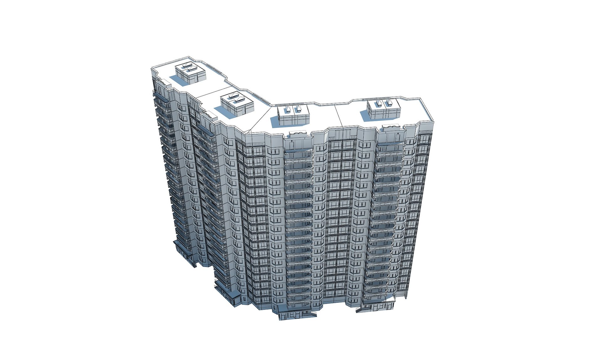 3D Corner City Building - TurboSquid 1702153