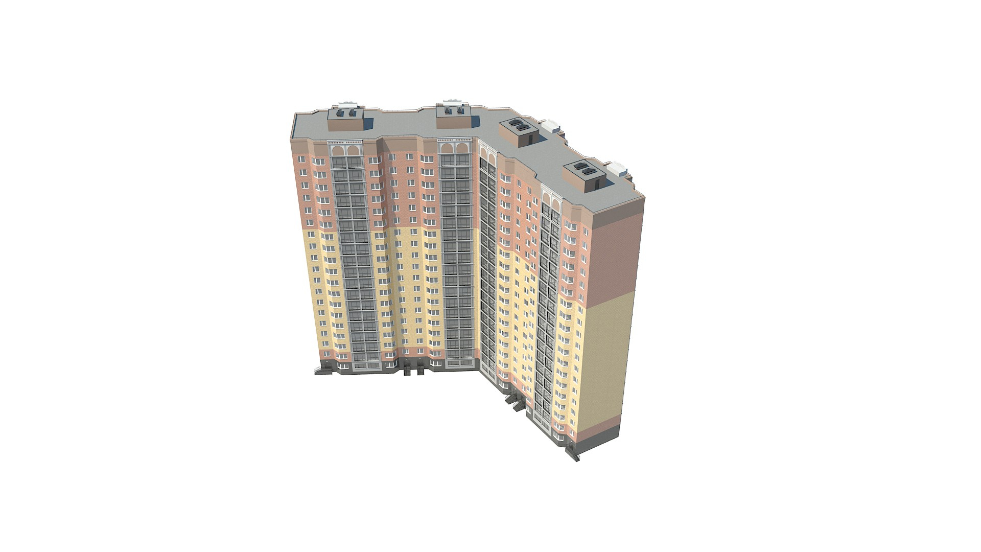 3D Corner City Building - TurboSquid 1702153