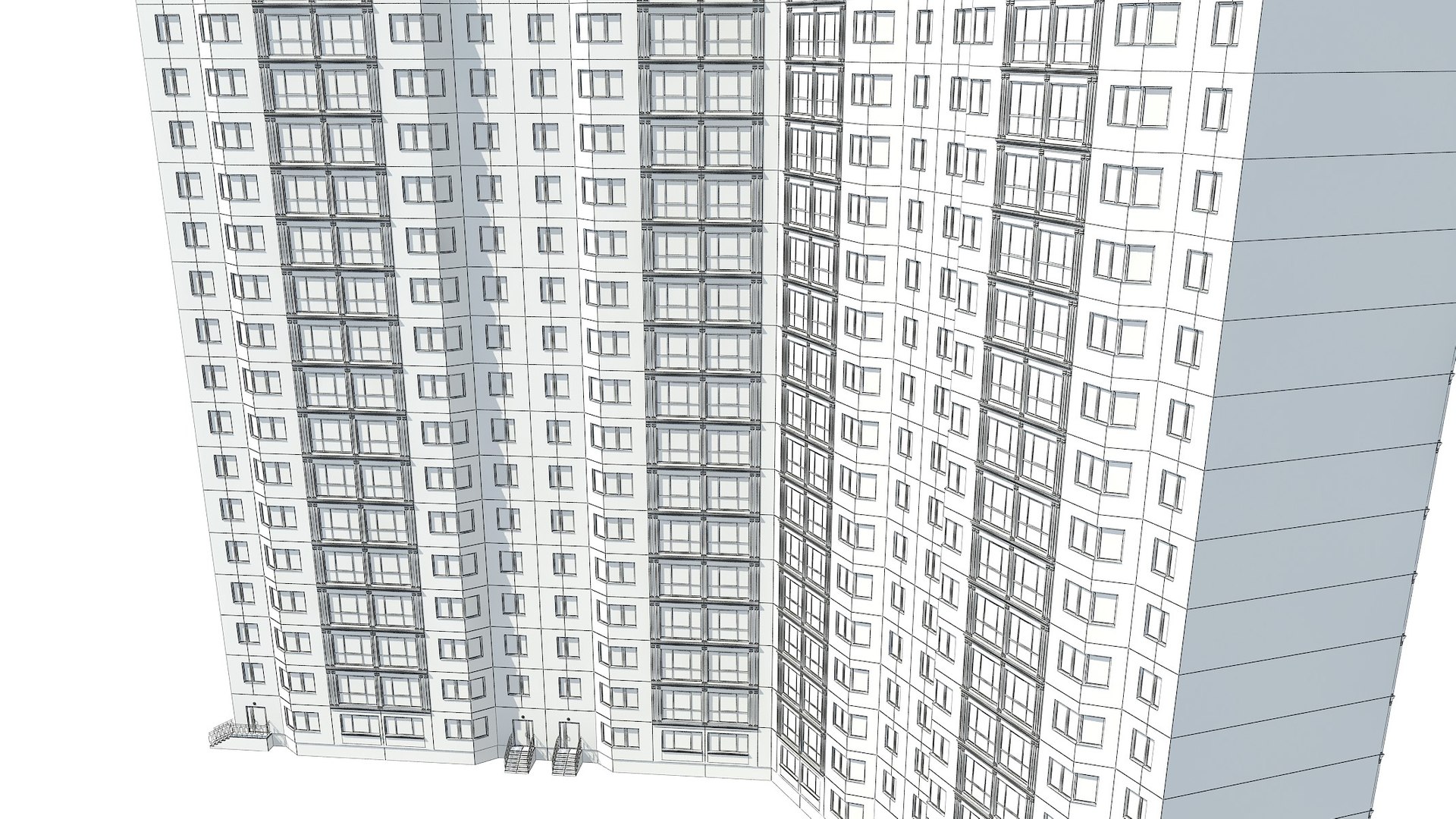 3D Corner City Building - TurboSquid 1702153