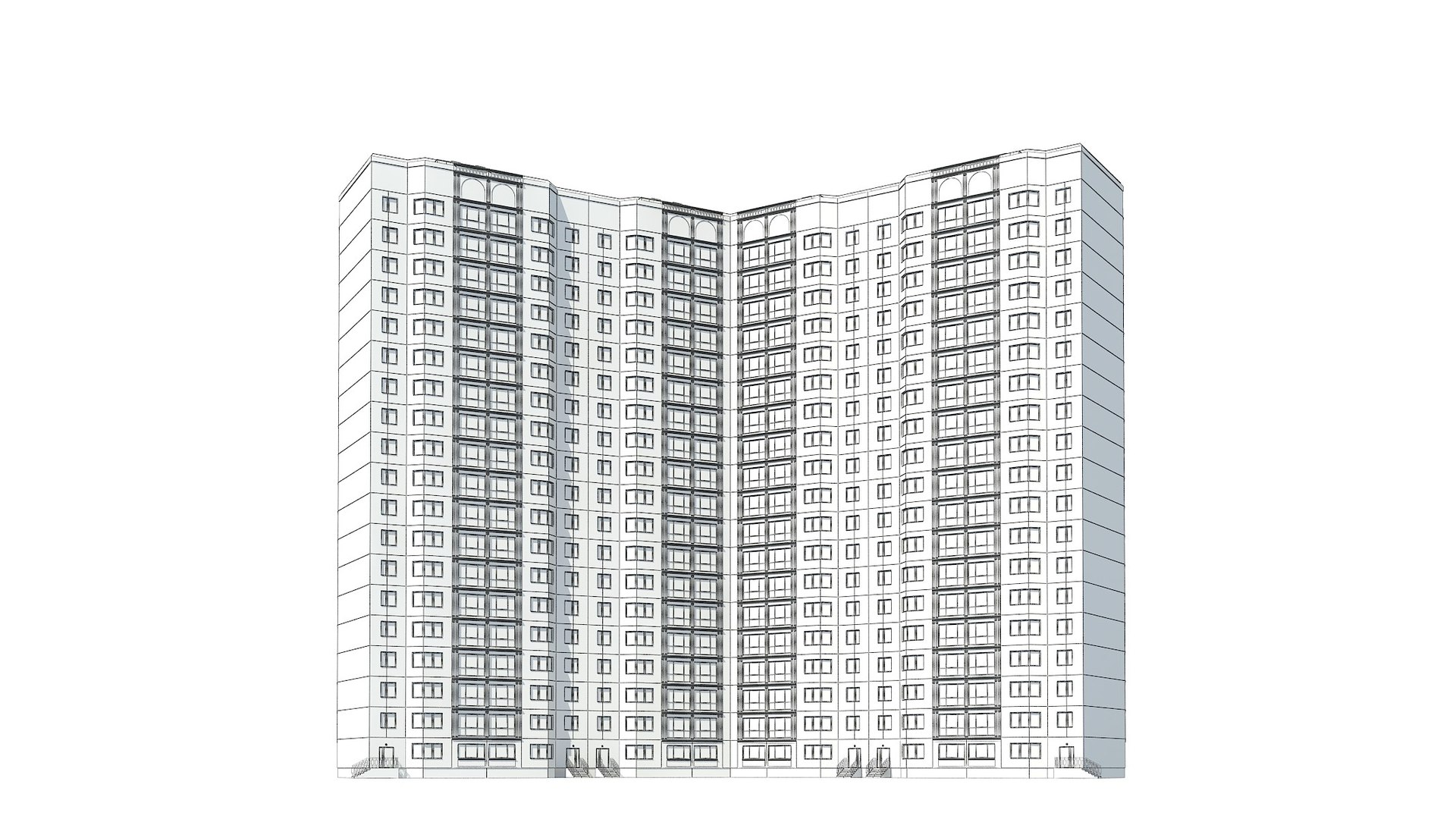 3D Corner City Building - TurboSquid 1702153
