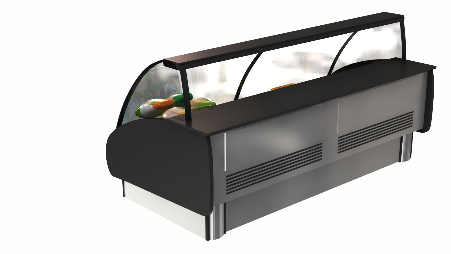 3D Meat Chicken And Deli Frezer Cabinet Collection - TurboSquid 2446874