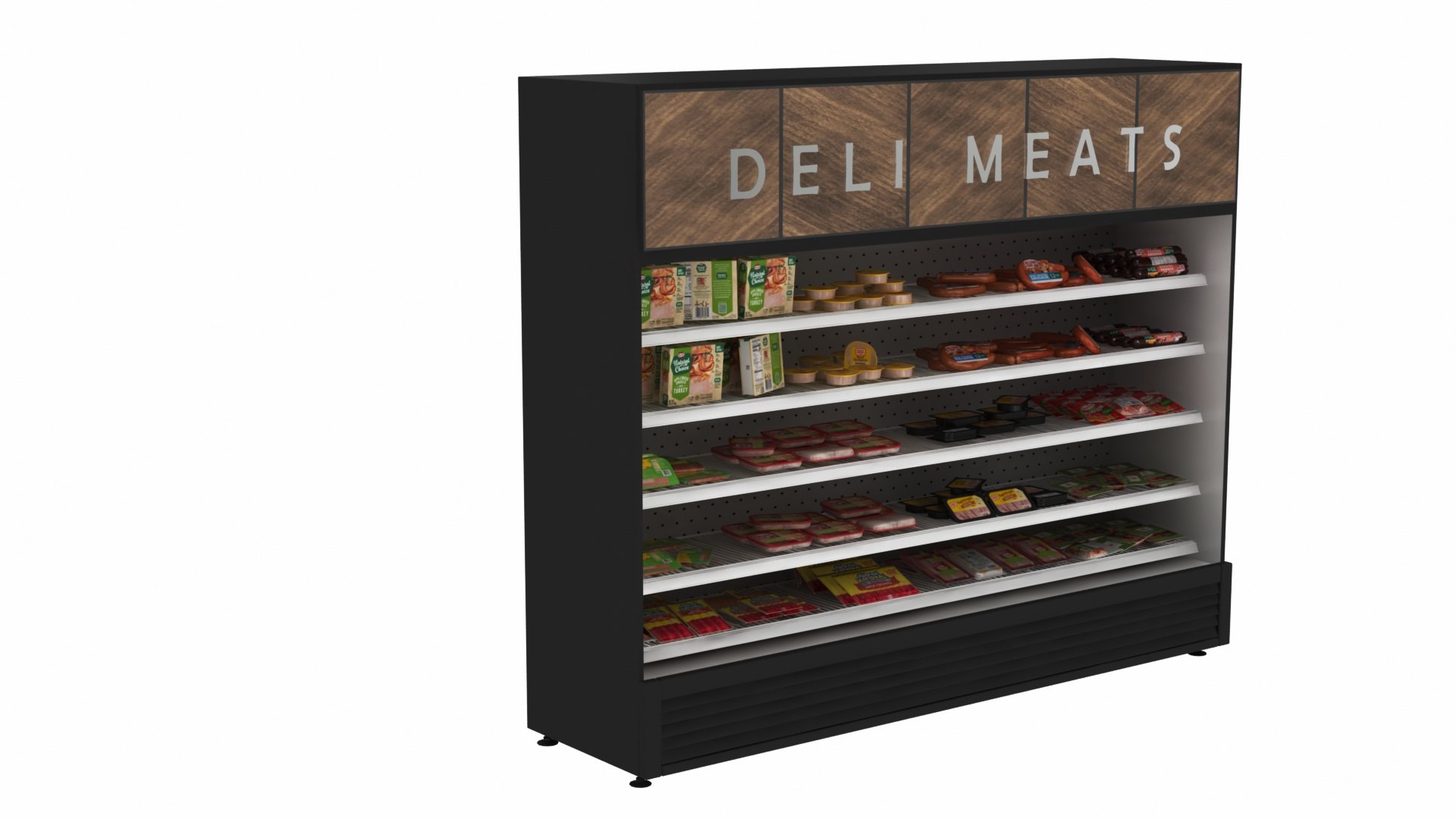 3D Meat Chicken And Deli Frezer Cabinet Collection - TurboSquid 2446874