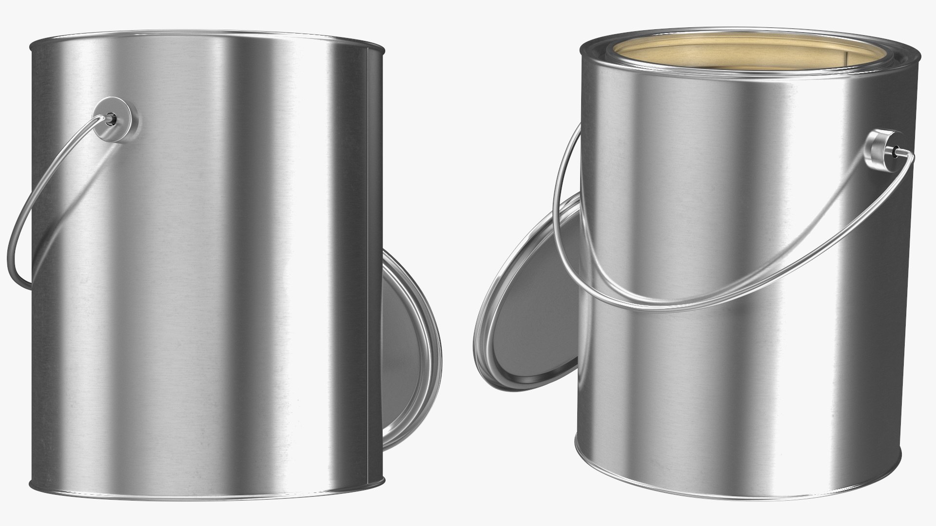Paint Bucket Open 3D Model - TurboSquid 2211798