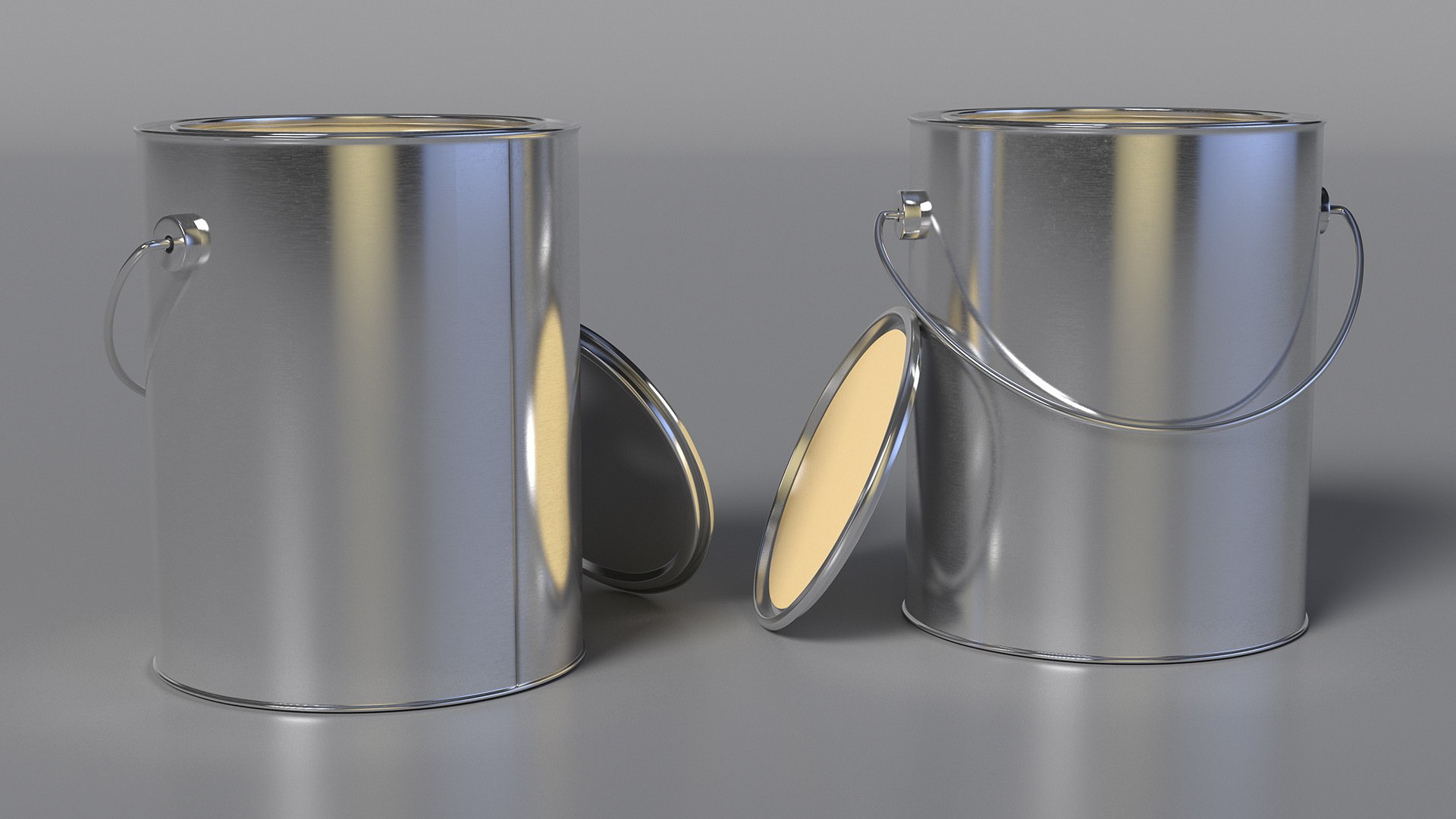 Paint Bucket Open 3D Model - TurboSquid 2211798
