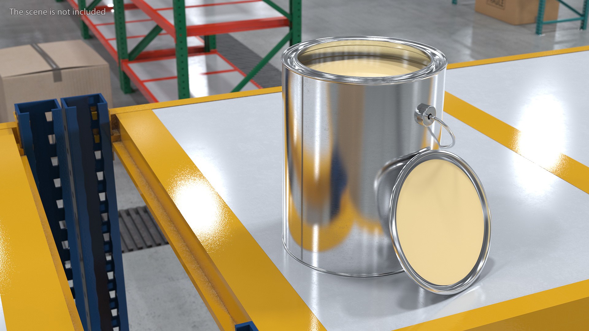 Paint Bucket Open 3D Model - TurboSquid 2211798